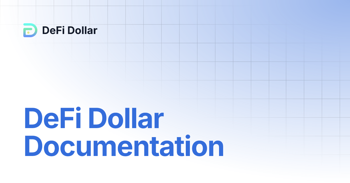 DeFi Dollar Documentation | DeFi Dollar